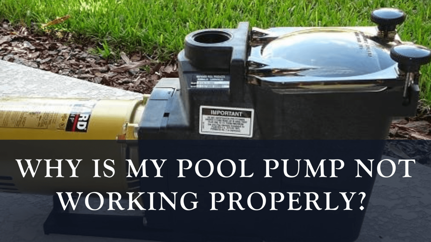 Why is my pool pump not working properly? | R&R Pools Why is my pool pump not working properly? | R&R Pools